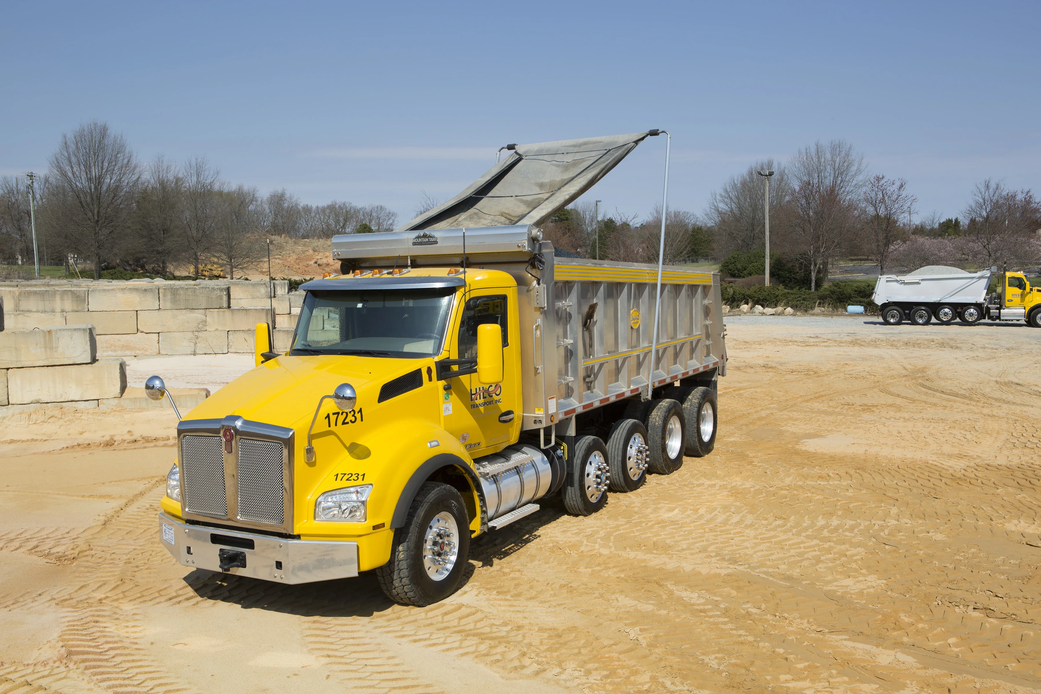 96" Electric Flip Tarp 21'-24' Dump | Mountain Tarp